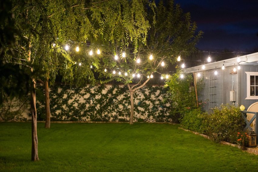 DIY: How to Hang cafe string lights - Diana Elizabeth Steffen