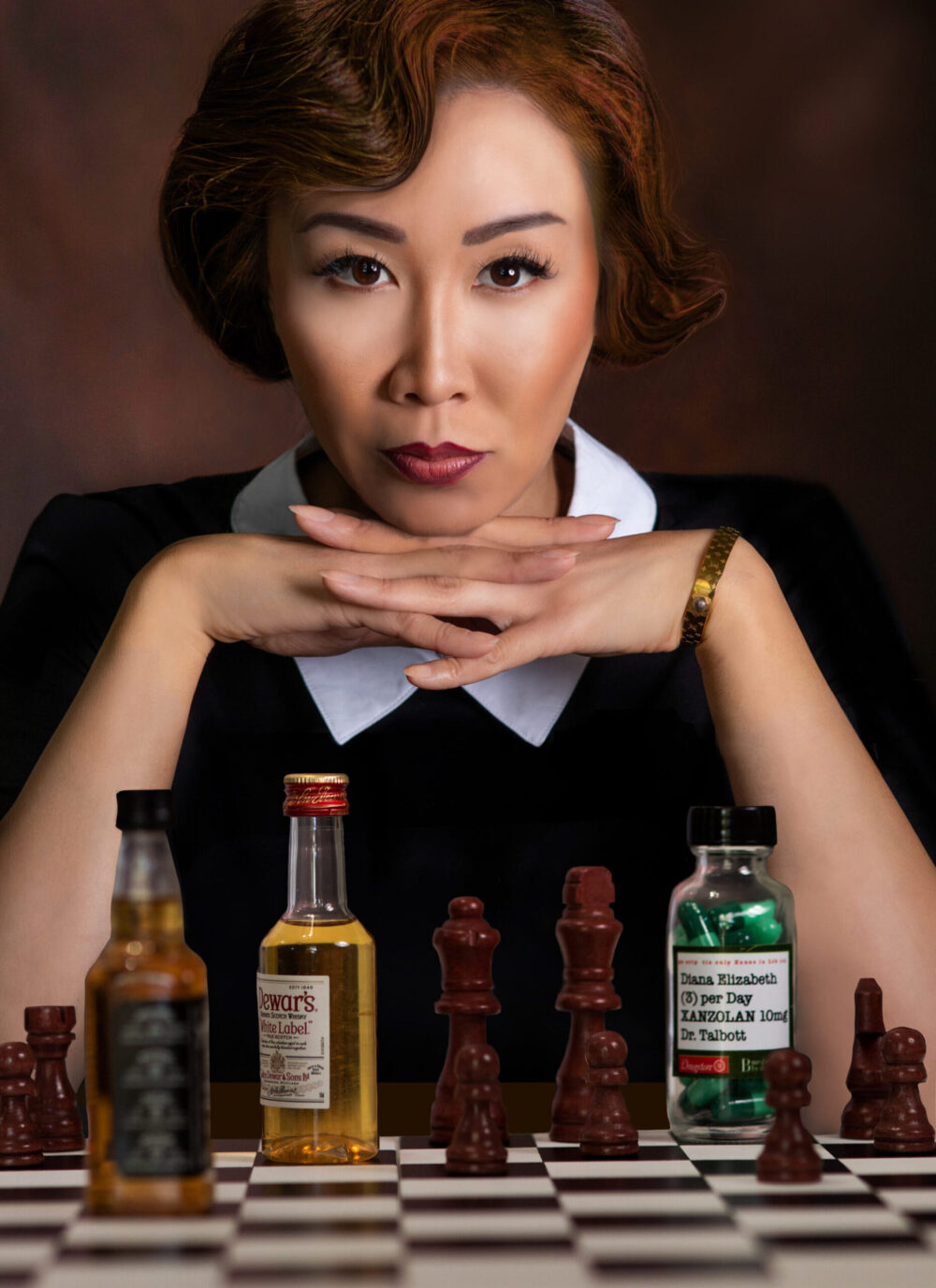Me as Beth Harmon from Netflix’s The Queen’s Gambit – Diana Elizabeth Blog
