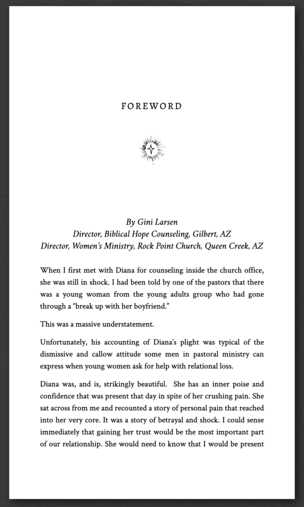 A book about how to heal from a broken engagement - Diana Elizabeth