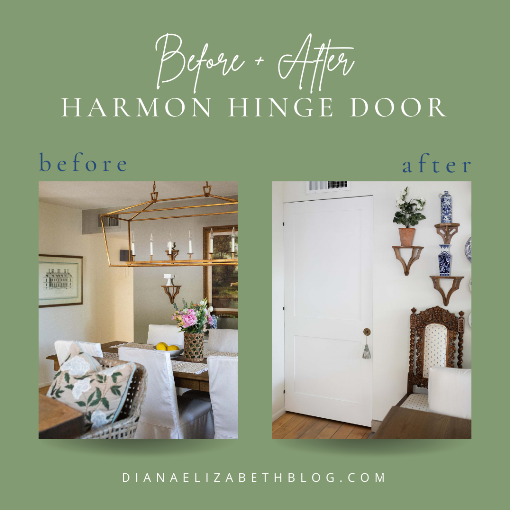 How and why we Installed a Harmon Hinge door - Diana Elizabeth